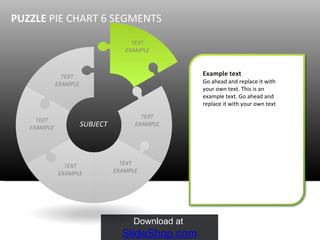Puzzle pie chart | PPT