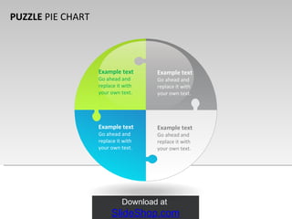 Puzzle pie chart | PPT