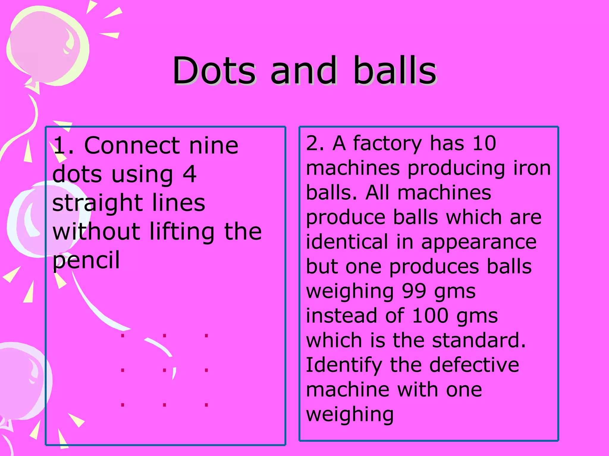 25 selected brain teasers | PPS