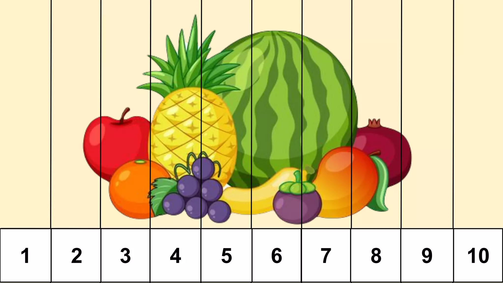 Rompecabezas para trabajar los números del 1 al 10 | PDF