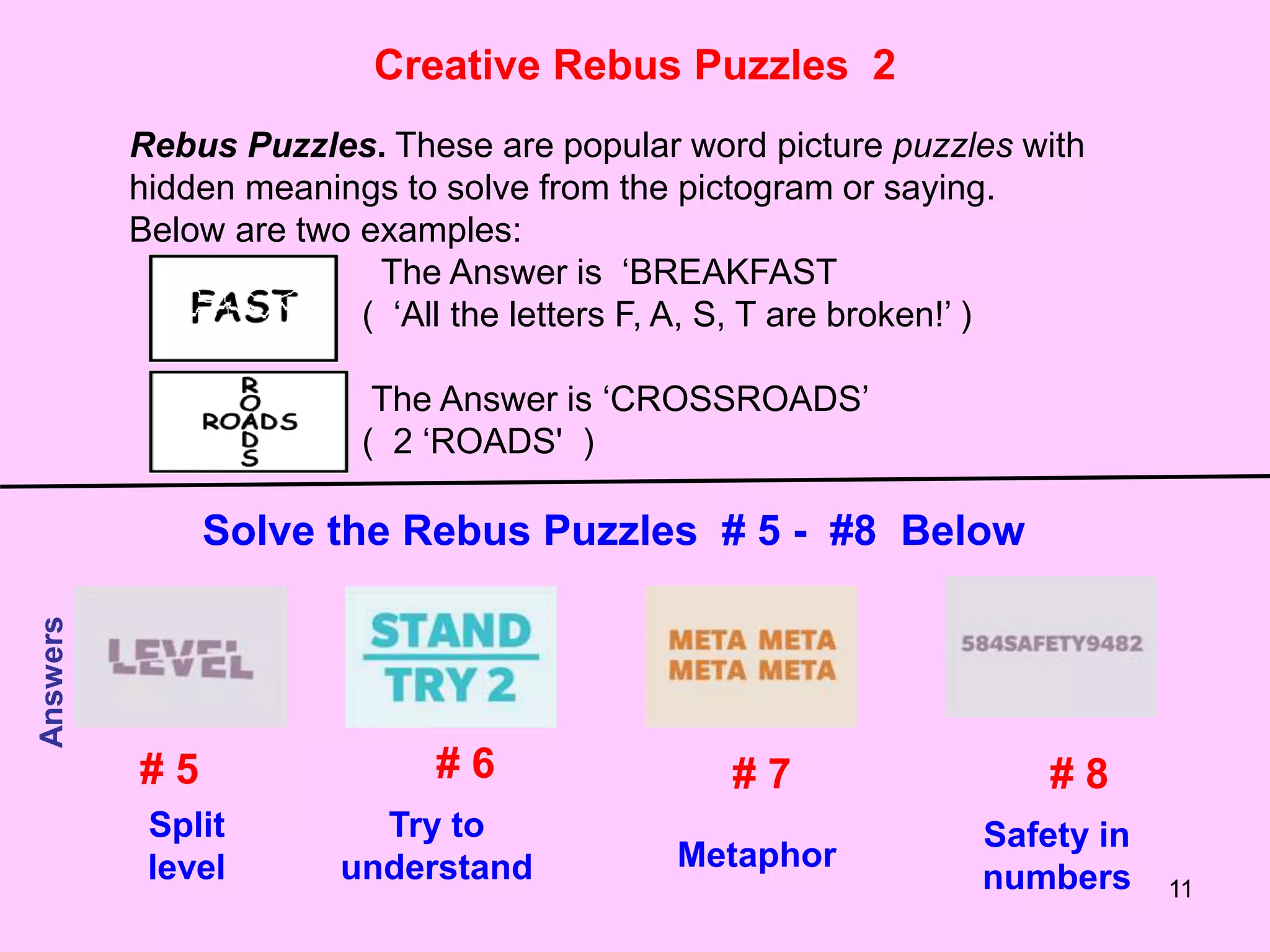 Puzzling it Out... | PPT
