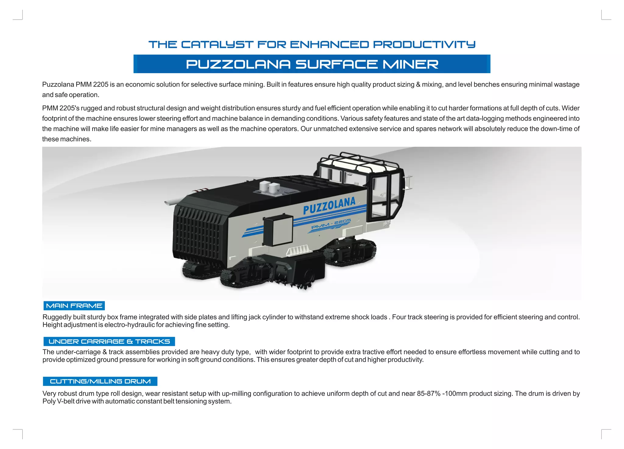 Puzzolana pmm-2205-surface-miner | PDF