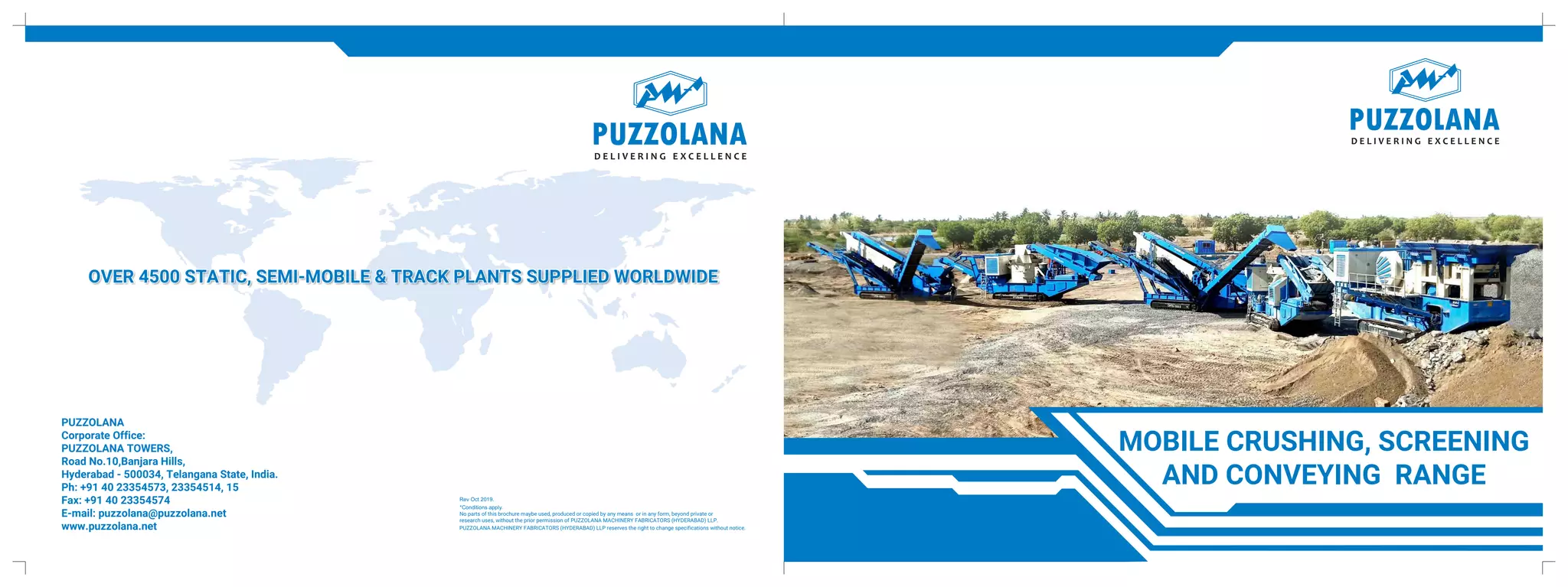 Puzzolana Mobile Crusher | Track Plant Brochure | PDF