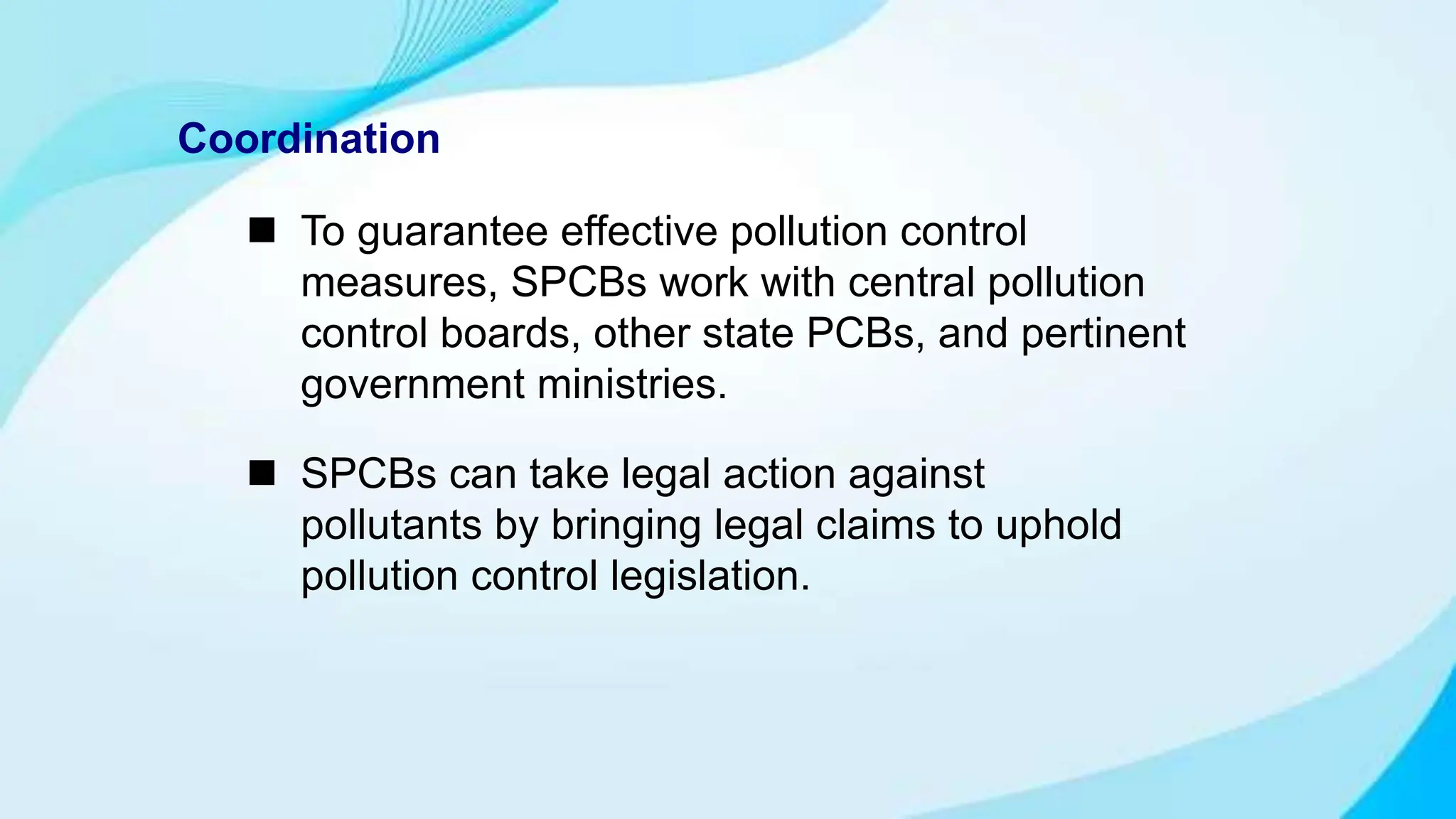 Powers of State Pollution Control Board - The Water Act 1974 | PPT