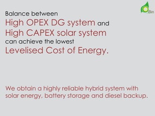 Solar PV-D.G. Hybrid Plant | PDF