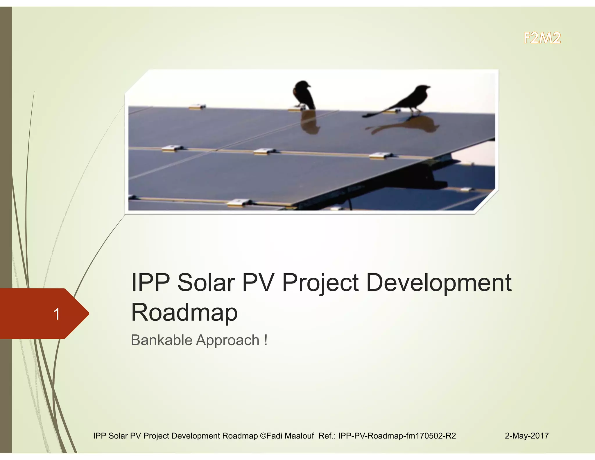 IPP Utility Scale Solar PV Project Development Roadmap | PDF