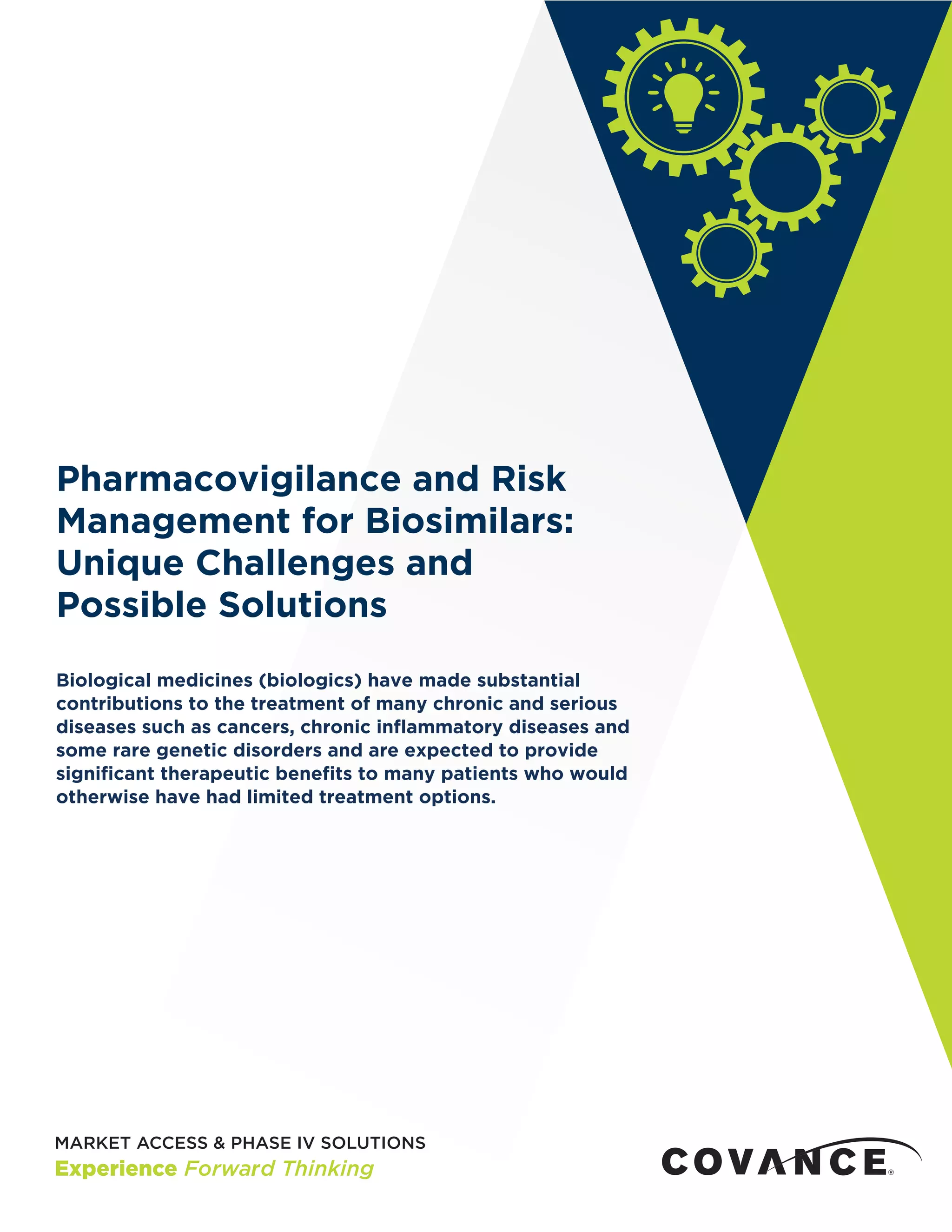 Pharmacovigilance Risk Management for Biosimilars | PDF