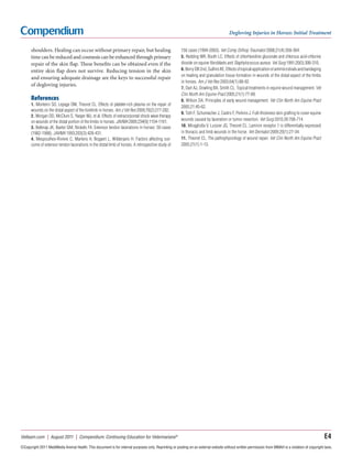 Pv0811 elce degloving injuries in horse -initial treatment | PDF