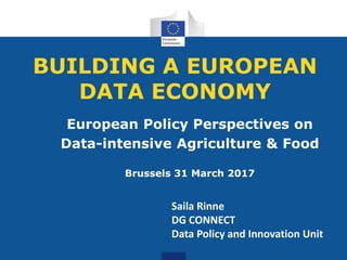 BDE SC2 Workshop 3: Building a European Data Economy | PPTX