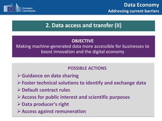 BDE SC2 Workshop 3: Building a European Data Economy | PPTX