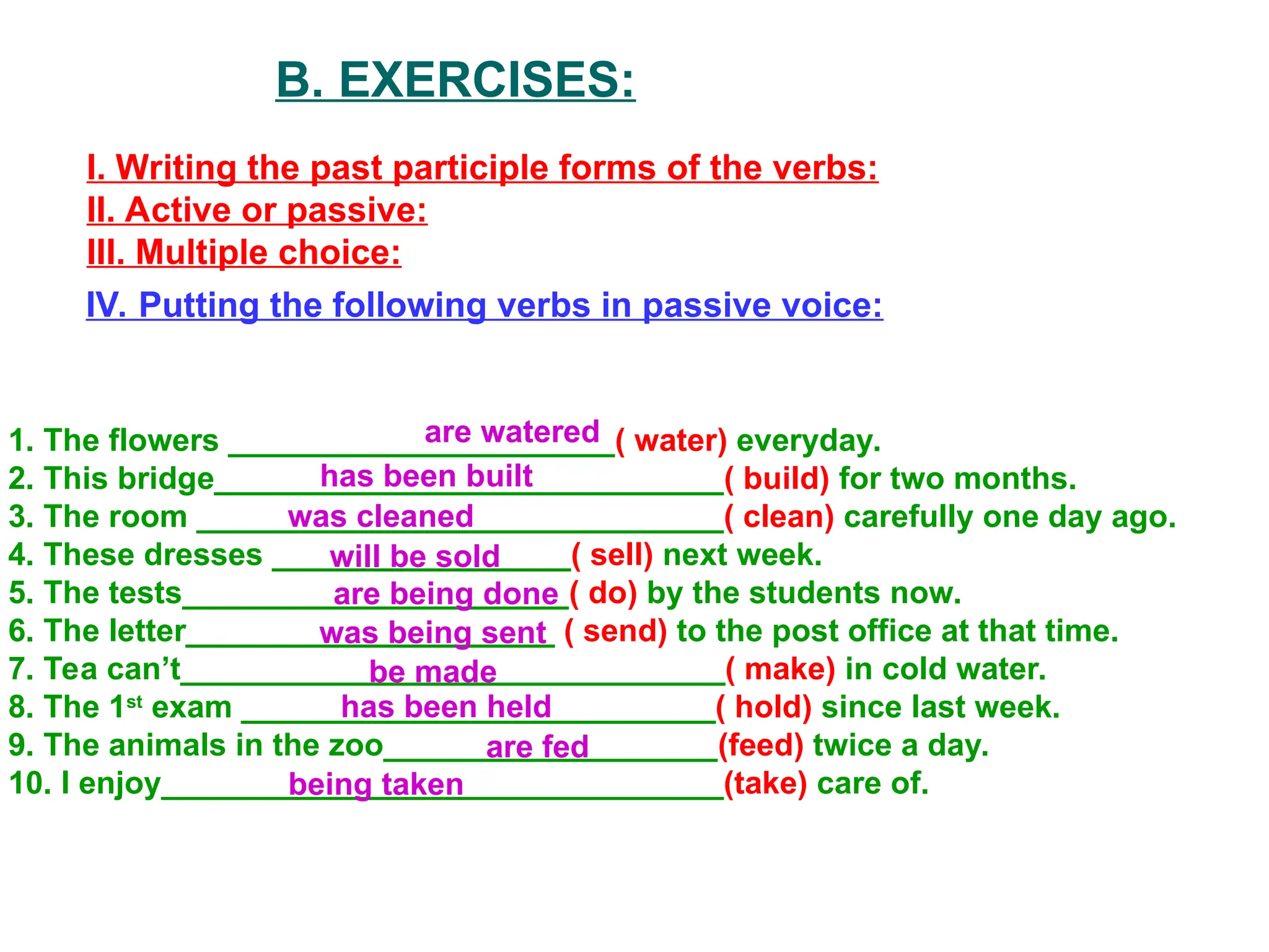 REVIEW PASSIVE VOICE FOR SECONDARY SCHOOL - LESSON FOR STUDENTS | PPT