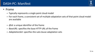 Dynamic Adaptive Point Cloud Streaming | PPT