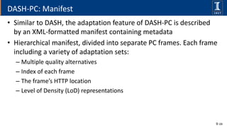 Dynamic Adaptive Point Cloud Streaming | PPT