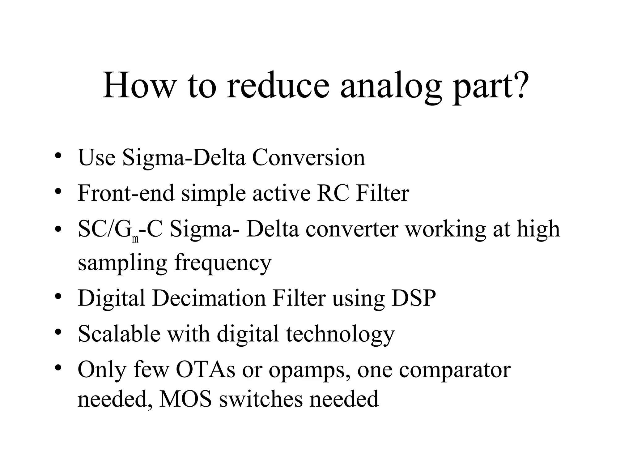 sigma delta converters | PPT