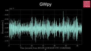 Detecting gravitational waves in Python | PPTX | Web Development | Internet