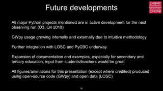 Detecting gravitational waves in Python | PPTX | Web Development | Internet