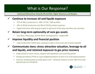 PVA JPMorgan High Yield Investor Presentation | PDF | Commodities | Economy