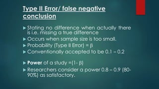importance of P value and its uses in the realtime Significance | PDF ...