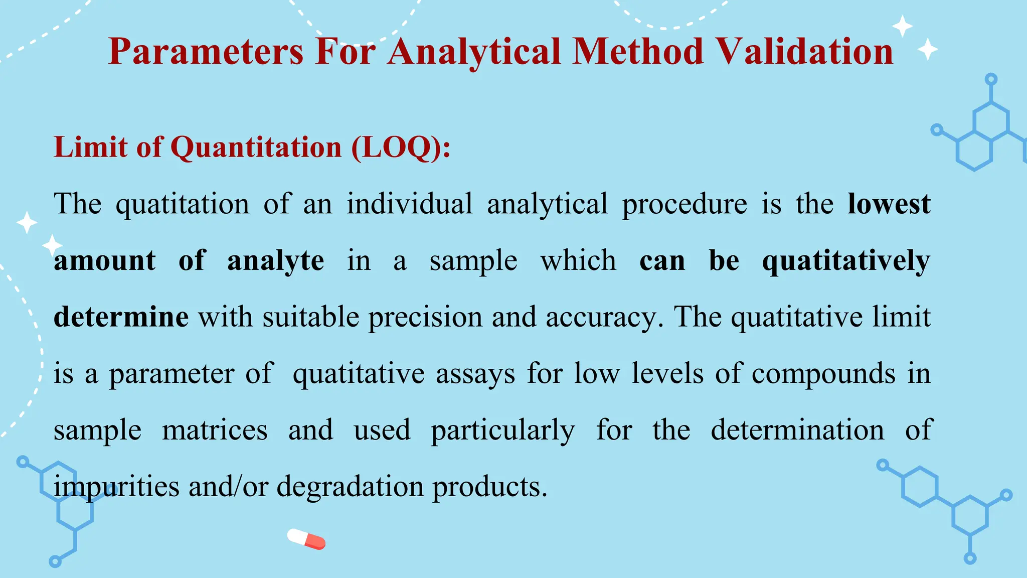 Analytical Methods Validation| PV M Pharmacy QA | PPTX | Pharmaceutical ...
