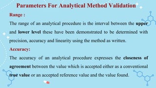 Analytical Methods Validation| PV M Pharmacy QA | PPTX | Pharmaceutical ...