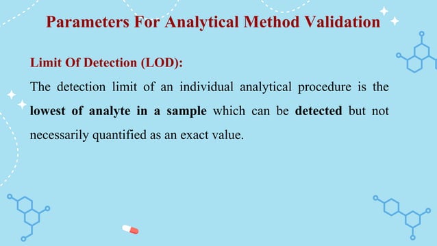Analytical Methods Validation| PV M Pharmacy QA | PPTX | Pharmaceutical ...