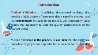 Analytical Methods Validation| PV M Pharmacy QA | PPTX | Pharmaceutical ...