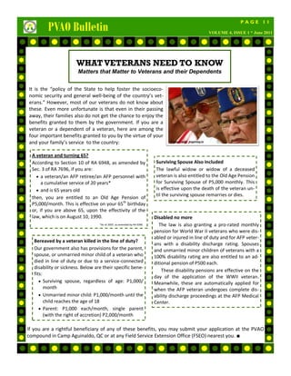 Pvao bulletin june 2011 issue | PDF