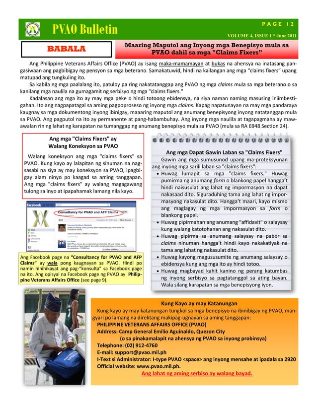 Pvao bulletin june 2011 issue | PDF