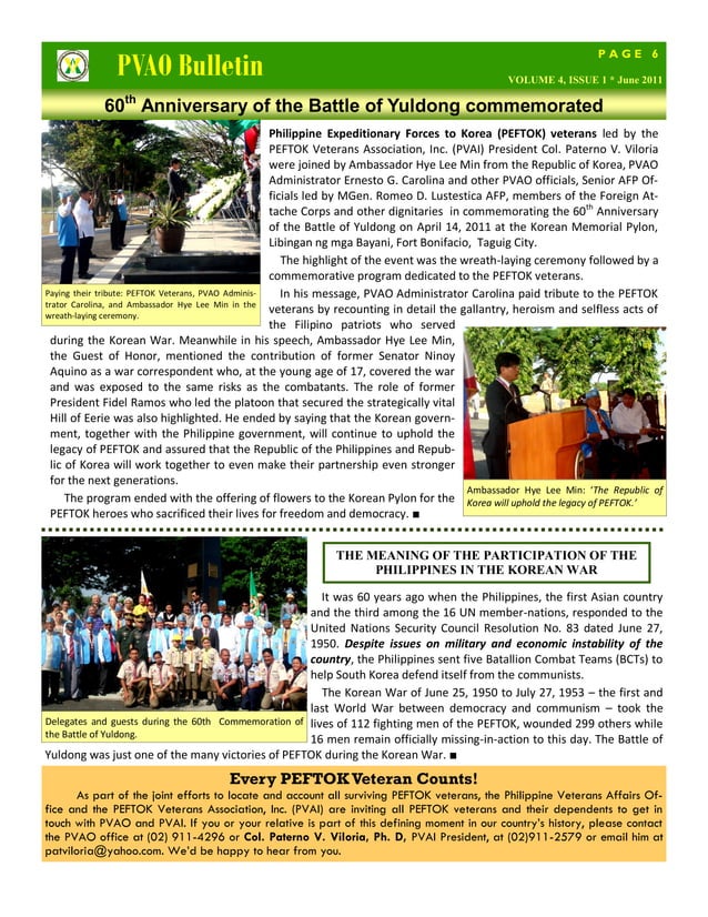 Pvao bulletin june 2011 issue | PDF