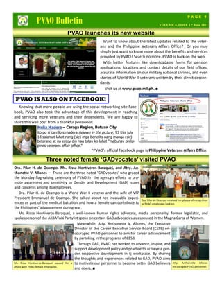Pvao bulletin june 2011 issue | PDF
