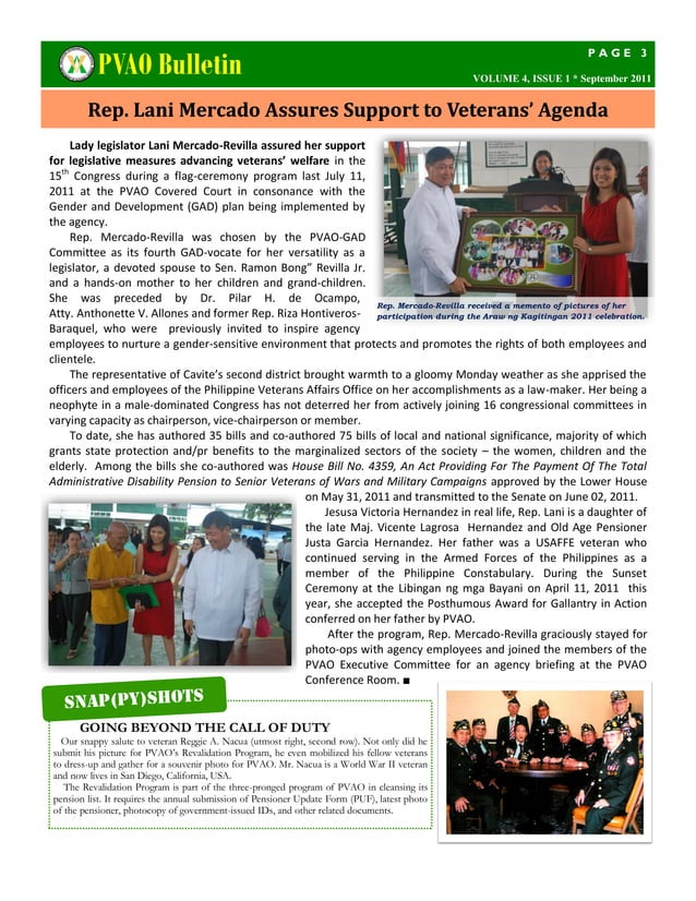 Pvao bulletin september 2011 issue | PDF