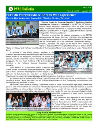 Pvao bulletin september 2011 issue | PDF