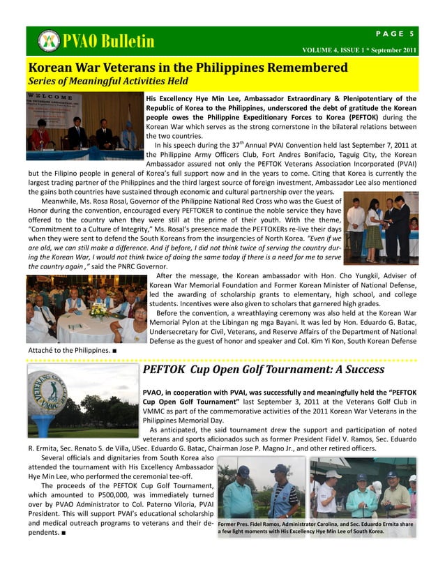 Pvao bulletin september 2011 issue | PDF