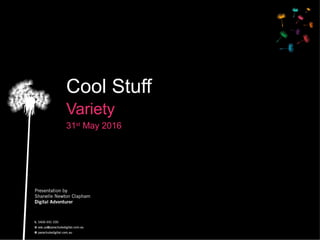 Cool Stuff happening in Digital | PPT