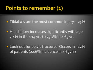 Pedestrian Vehicle Accidents 'Common Injuries Patterns' | PPTX