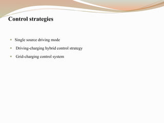 Solar PV-Powered SRM Drive for EVs With Flexible Energy Control Functions | PPT