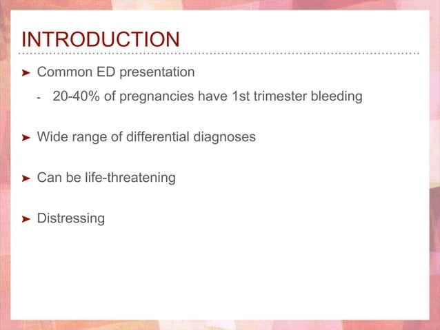 PV Bleeding | PPTX | Pregnancy | Reproductive Health