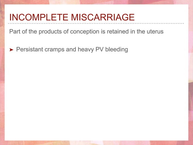 PV Bleeding | PPTX | Pregnancy | Reproductive Health