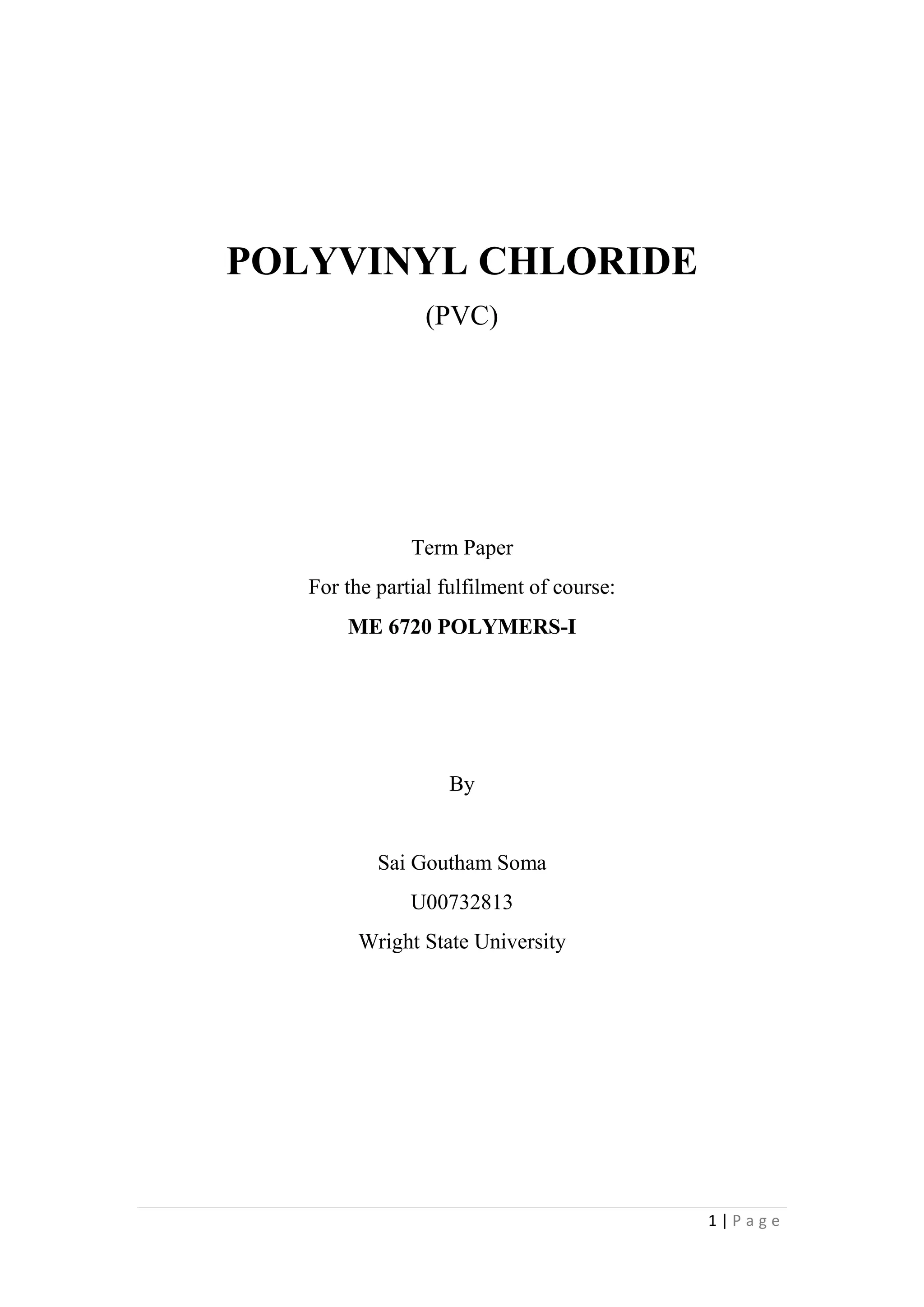 Polyvinyl Chloride | PDF