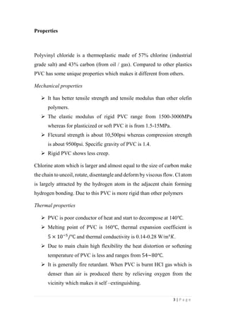 Polyvinyl Chloride | PDF