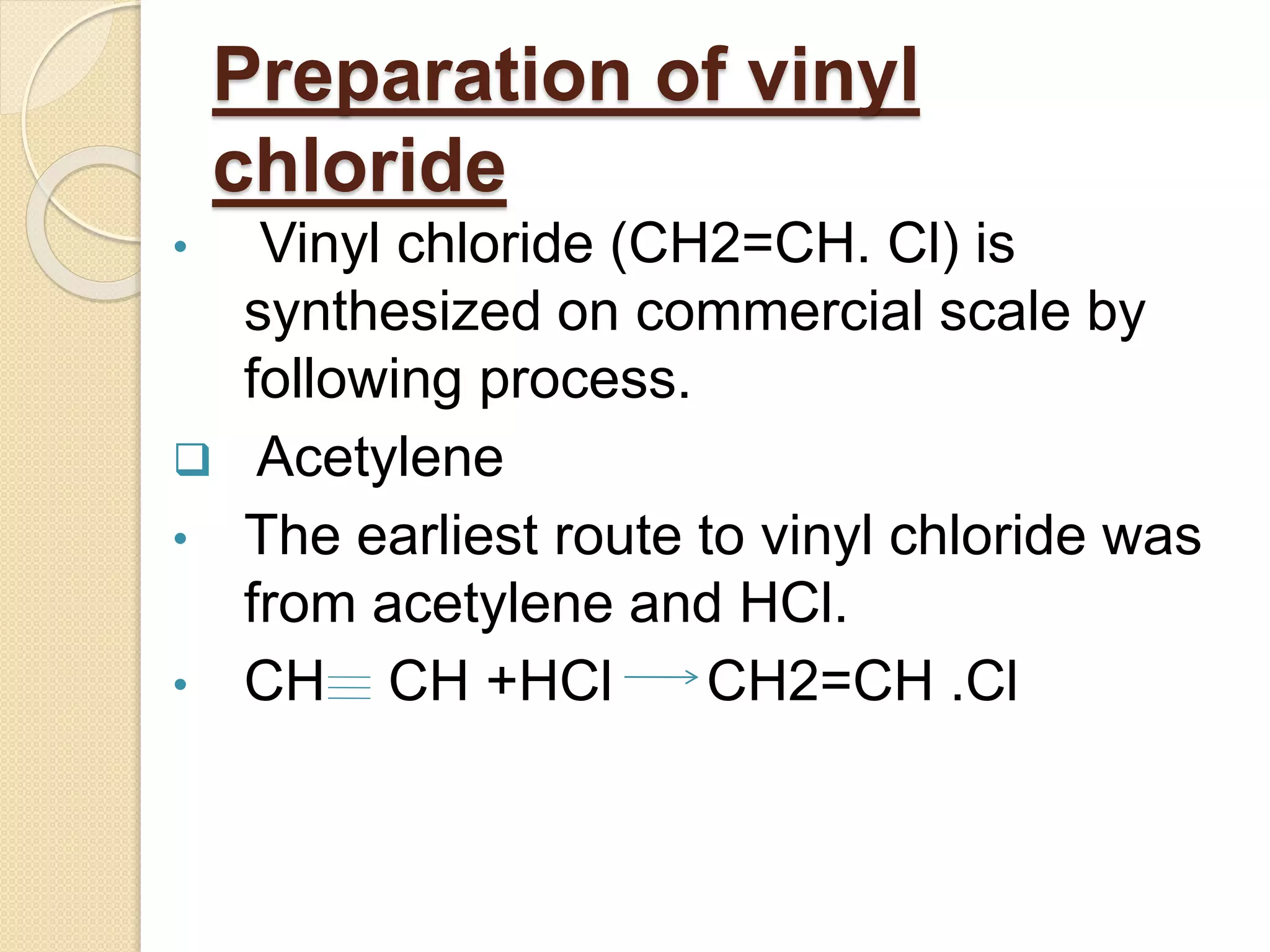 Polyvinylchloride(PVC). | PPTX