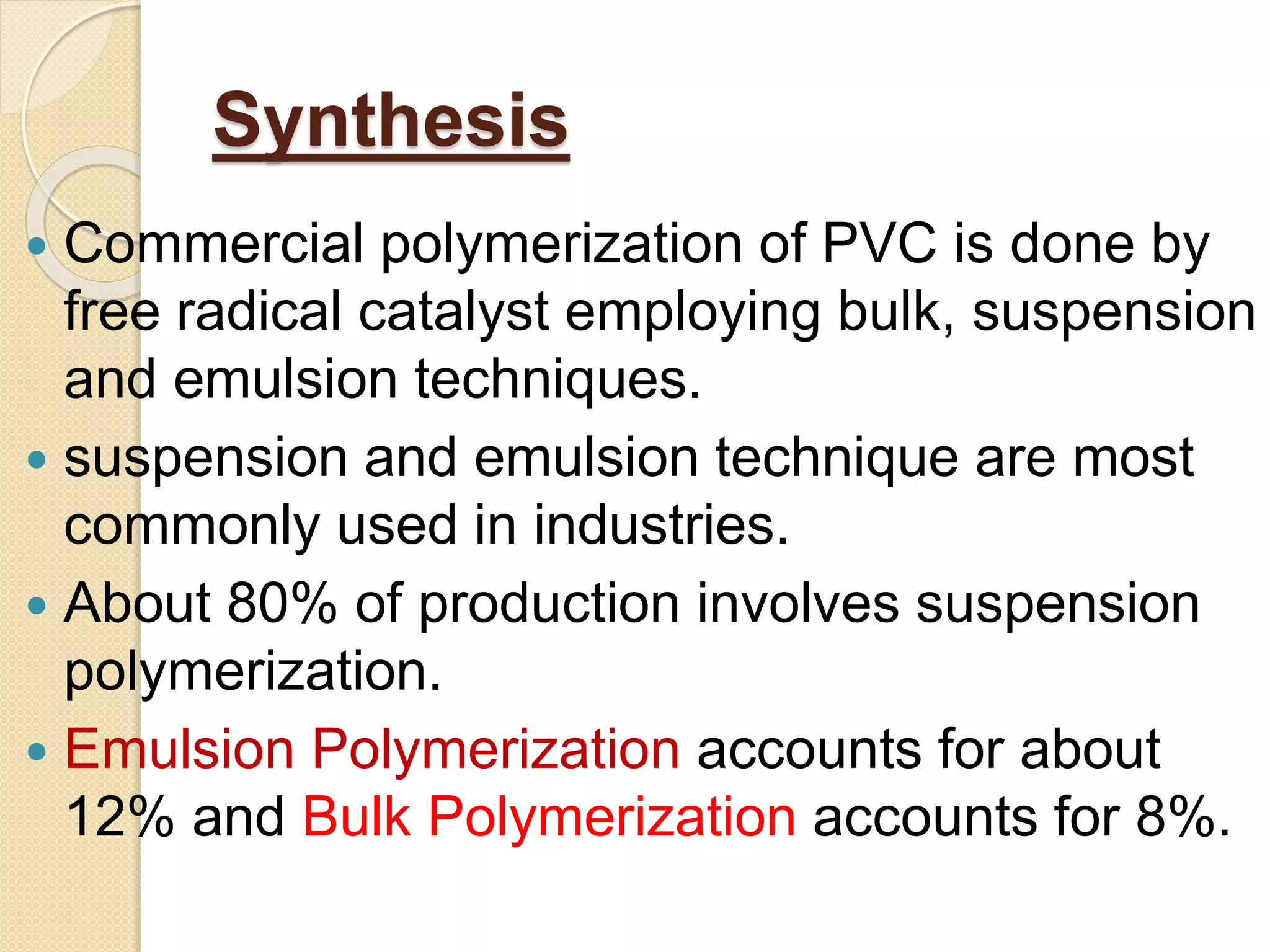 Polyvinylchloride(PVC). | PPTX