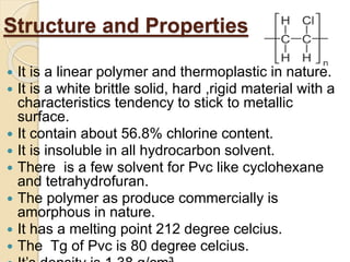 Polyvinylchloride(PVC). | PPTX