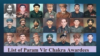 Param Vir Chakta Story- Hon Captain Bana Singh | PPTX