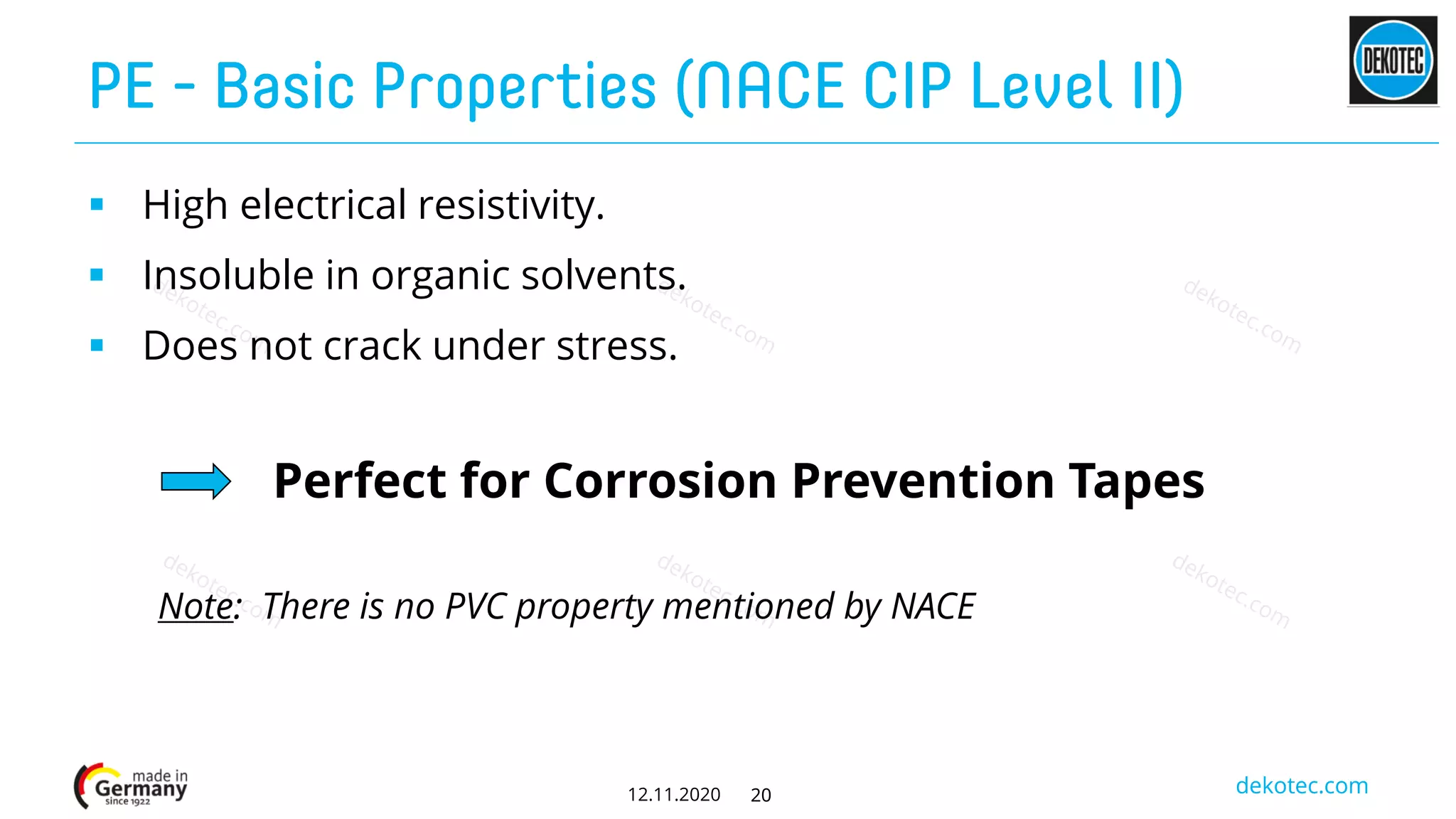 Polymeric tapes: What are the differences of PVC – Bitumen and PE ...