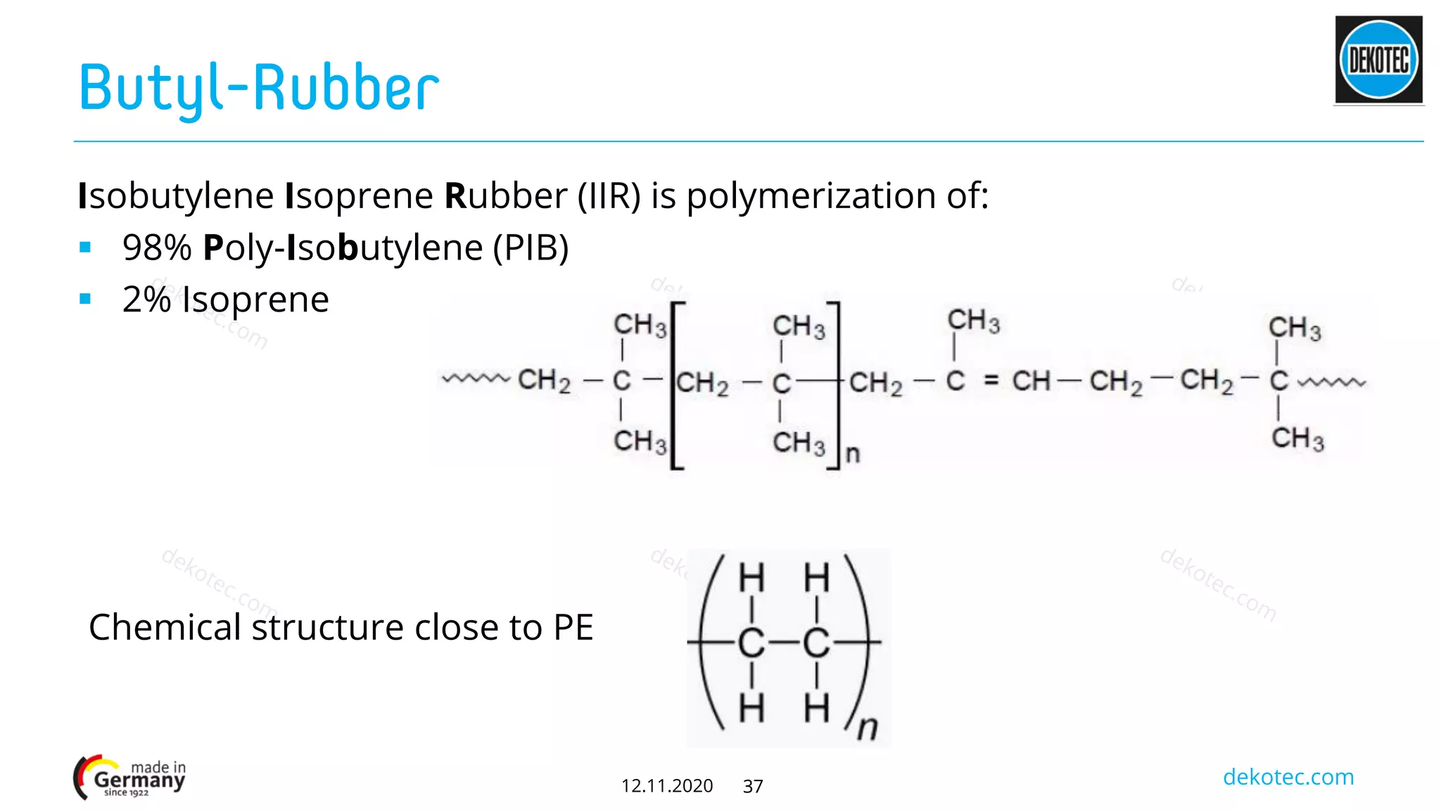 Polymeric tapes: What are the differences of PVC – Bitumen and PE – Butyl Rubber? | PDF