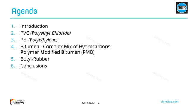Polymeric tapes: What are the differences of PVC – Bitumen and PE ...
