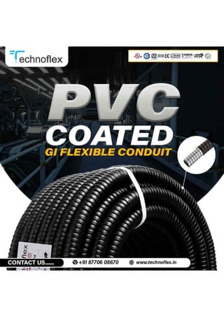 PVC Coated GI Flexible Conduit – Extra Safety, Anti-Corrosion ...