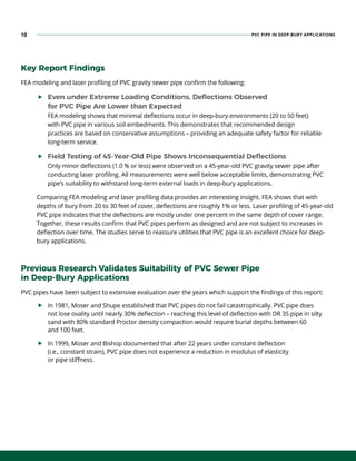 PVC Pipe in Deep Bury Applications - Uni Bell | PDF