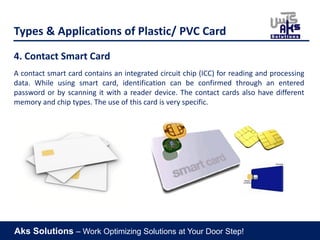 Plastic/ PVC Card Applications | PDF